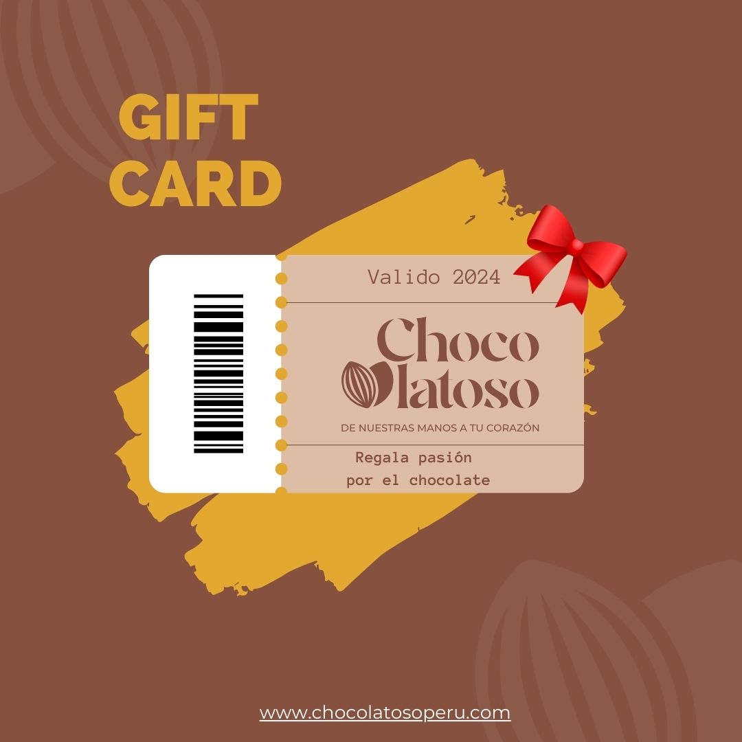 Gift Card Chocolatoso - Chocolatoso Perú